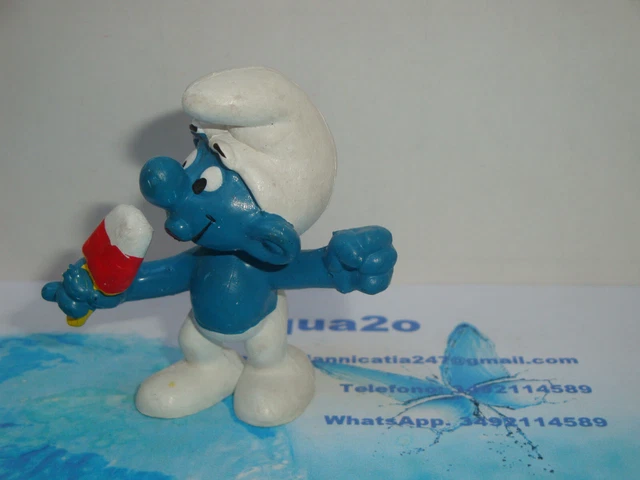 PUFFI PUFFO GELATO 20053 Smurfs ICE Lolly © Pejo 1978 W.Germany ...