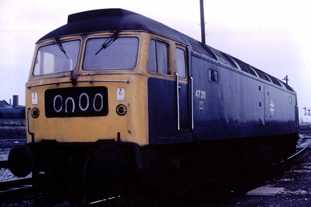 1976 BRITISH RAIL Diesel Loco 47311 Railway Slide Ref 5779 £3.99 ...