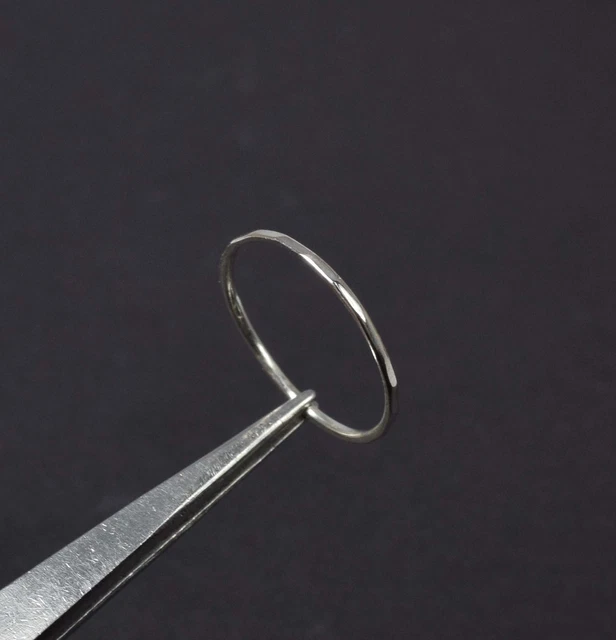 925 SOLID STERLING Silver Plain Ring-5 US O209 EUR 5,92 - PicClick FR