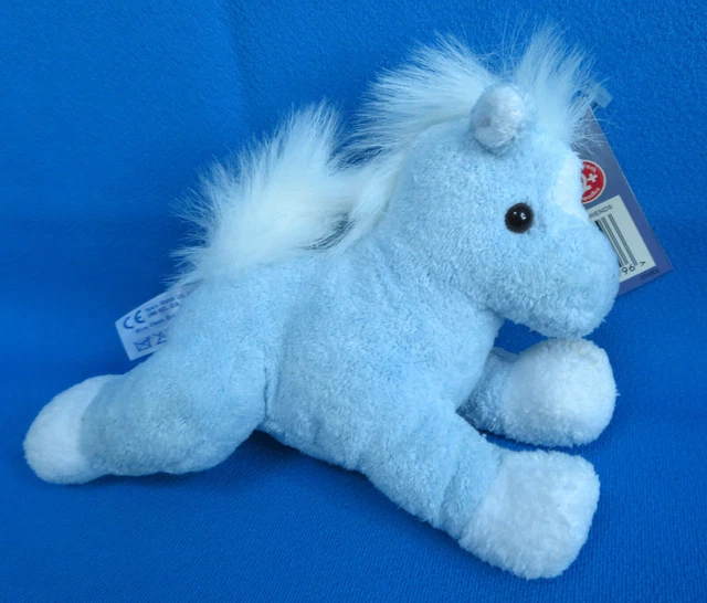 LITTLE PONY 🐴 BLUE plush HORSE 🐎 7