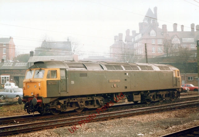RAILWAY PHOTO 6X4 Class 47 47500 Great Western stabled at Preston 24/11 ...