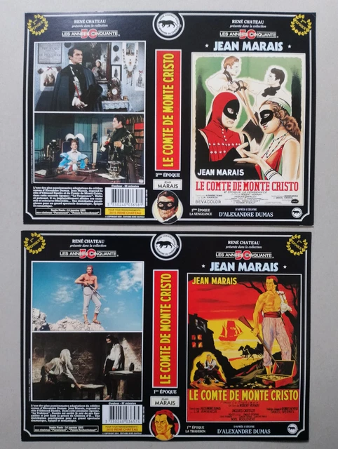 JAQUETTE VHS - Le Comte De Monte-Cristo - Sleeve - Rene Chateau - Jean Marais EUR 7,00 - PicClick FR