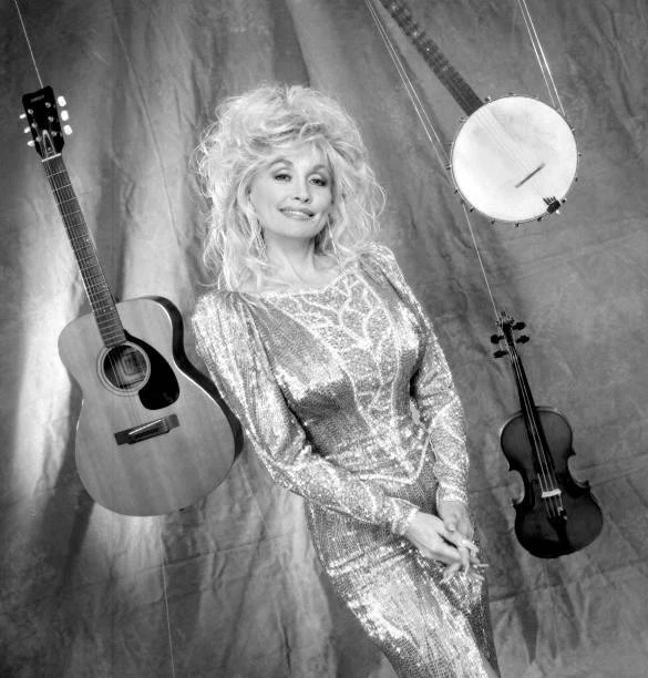 Dolly Parton On Country Music Association Awards 1988 Old Tv Photo 2 9