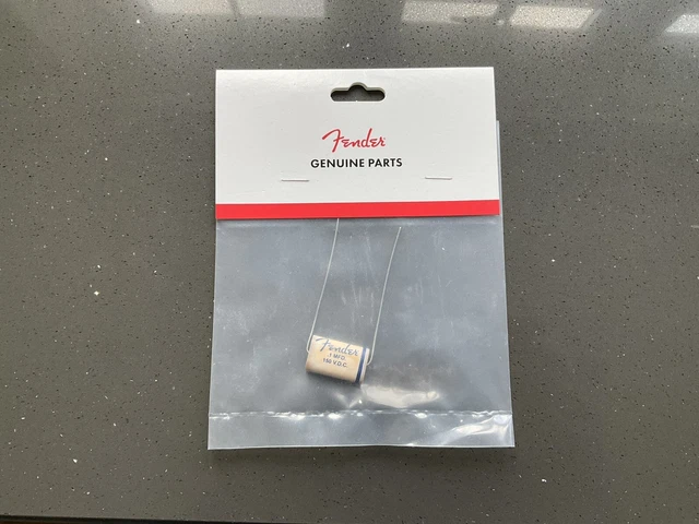 FENDER PURE VINTAGE Wax Paper Capacitor 0.10 uf for Stratocaster & P ...