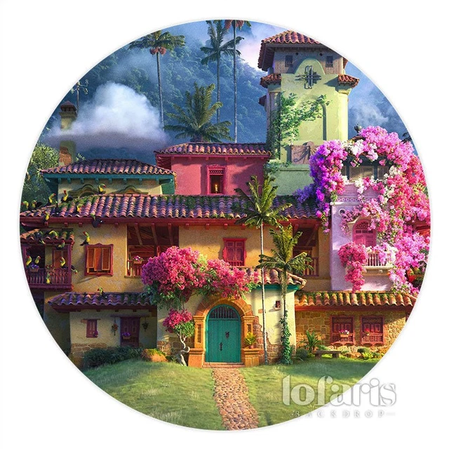 CIRCLE MAGIC NATURE Forest House Happy Birthday Backdrop $35.97 ...