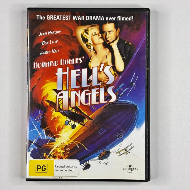 HELL'S ANGELS DVD Region 4 PAL Tracked Postage 1930 Jean Harlow James ...