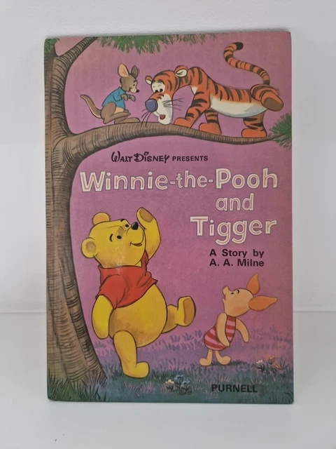 WALT DISNEY WINNIE -the-pooh and tigger A.A.Milne 1974 Purnell Book ...