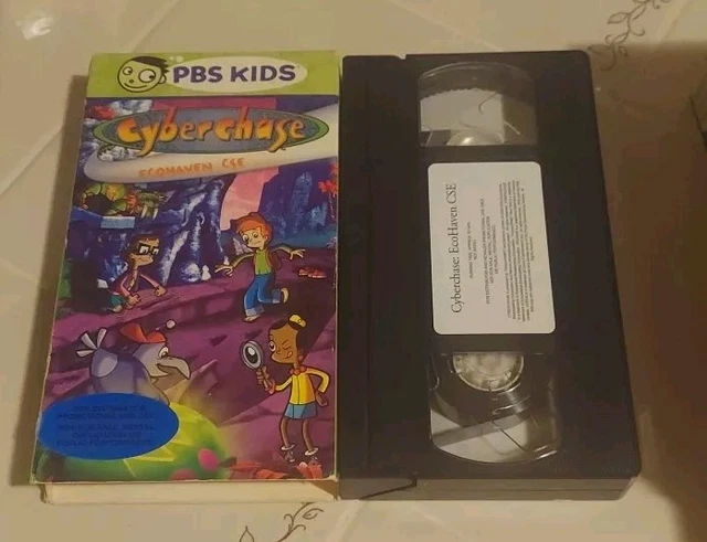 VHS CYBERCHASE ECOHAVEN CSE PBS Kids Cartoon series RARE season 3 and 4 ...
