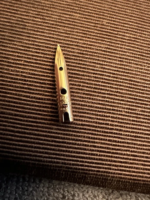 PARKER 61 FOUNTAIN Pen Gold Nib Fine / Plume Parker 61 en Or 14k Fine ...