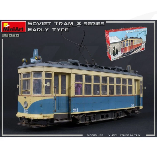 FR- MINIART SOVIET TRAM X-SERIES EARLY TYPE KIT 1:35 - MIN38020 EUR 60 ...