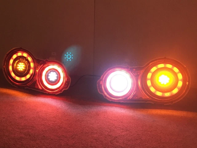 NISSAN GENUINE R35 GT-R GTR FULL LED Acrylic RING OEM Taillights Lamp ...