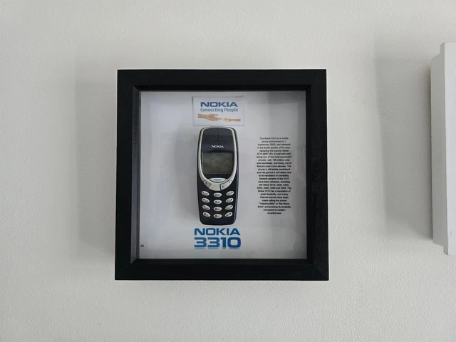 ULTIMATECOLLECTIBLE FRAME: NOKIA 3310 Retro Mobile Phone £50.00 ...