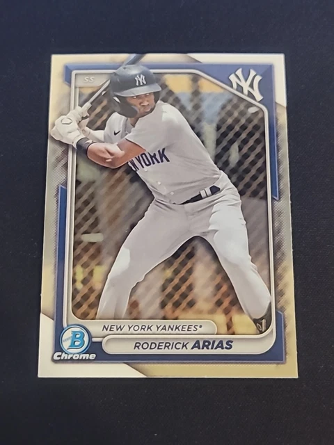RODERICK ARIAS 2024 Bowman #BCP-100 Chrome Prospects New York Yankees ... RODERICK ARIAS 2024 Bowman #BCP-100 Chrome Prospects New York Yankees ...