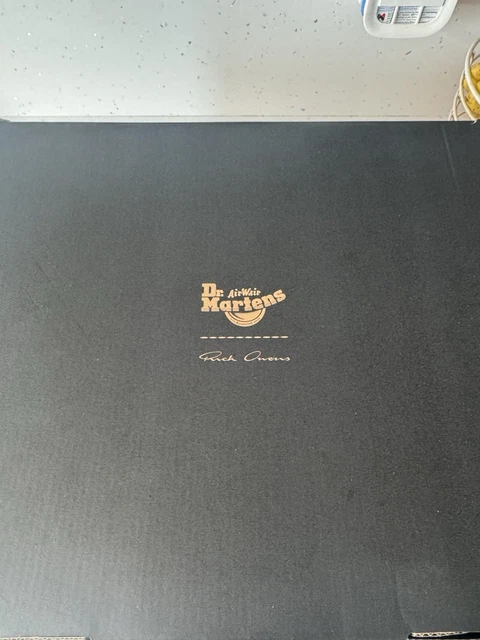DR. MARTENS RICK Owen’s 1460 DMXL Megalace Black Leather Boots UK 10 £ ...