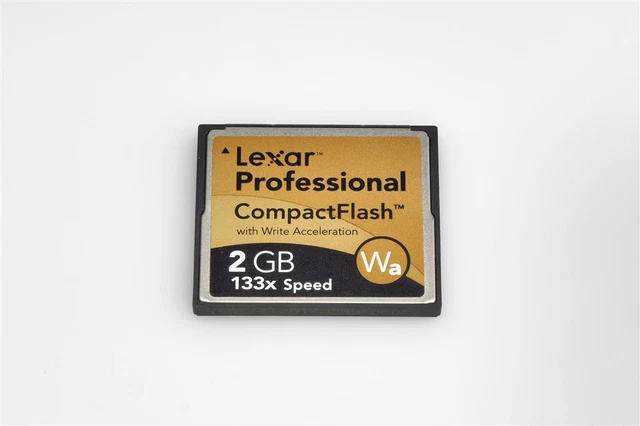 LEXAR PROFESSIONNEL COMPACT Flash Carte 2GB 133x Vitesse EUR 5,09 ...