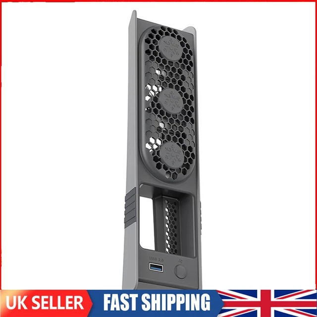 FOR PS5 PRO/PS5 Slim Cooling Fan USB Cooler Fan with USB Port & RGB ...