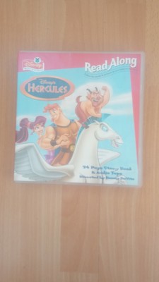 1997 DISNEY’S HERCULES Read Along Book And Audio Tape narrated by Danny ...