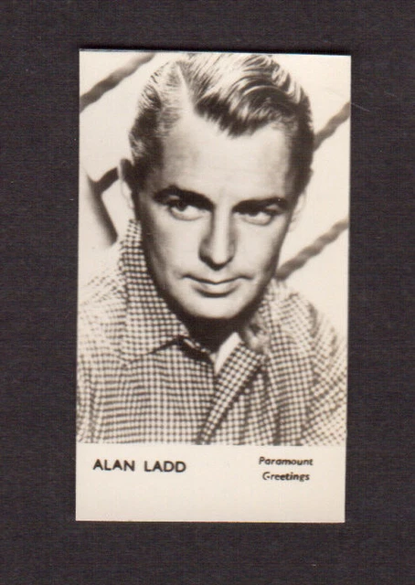 ALAN LADD VINTAGE 1960 Movie Film Star British FPF Card $11.95 ...