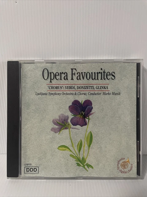 OPERA FAVOURITES LJUBLJANA symphony orchestra and chorus marko munih cd ...