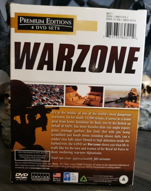 WARZONE (DVD, 2010, Topics Entertainment) 360 Minutes of Military ...