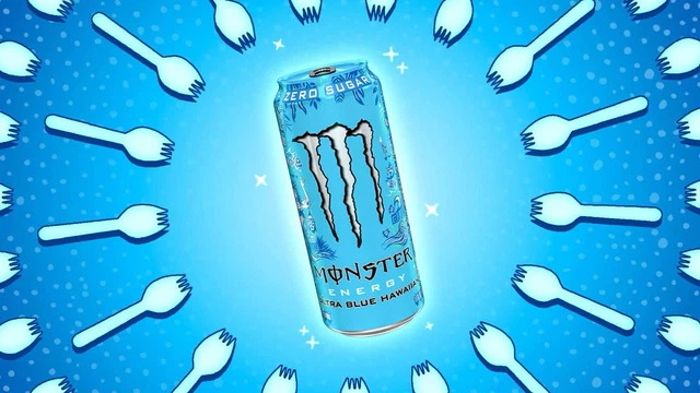 MONSTER ENERGY ULTRA Blue Hawaiian 🍍 Tropical flavor, zero sugar, full ...