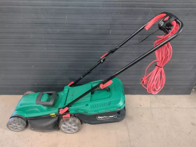 QUALCAST ELECTRIC CORDED Rotary Lawnmower Lawn Mower 1400w MEB1434M ...