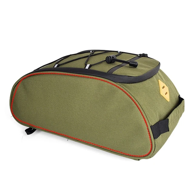 QUICK-RELEASE BIKE TAIL Bag 8L Foldable Design for Mountain Bike Racks ...