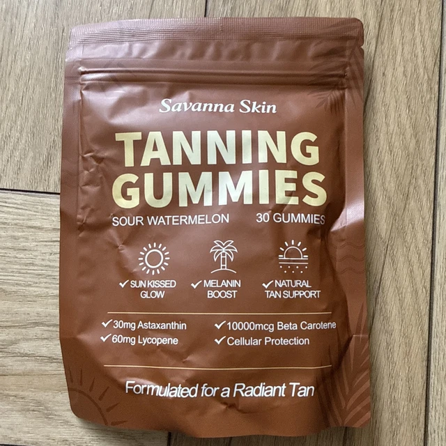 SAVANNA SKIN TANNING Gummies - Sour Watermelon - 30 Gummies Exp 3/28 ...