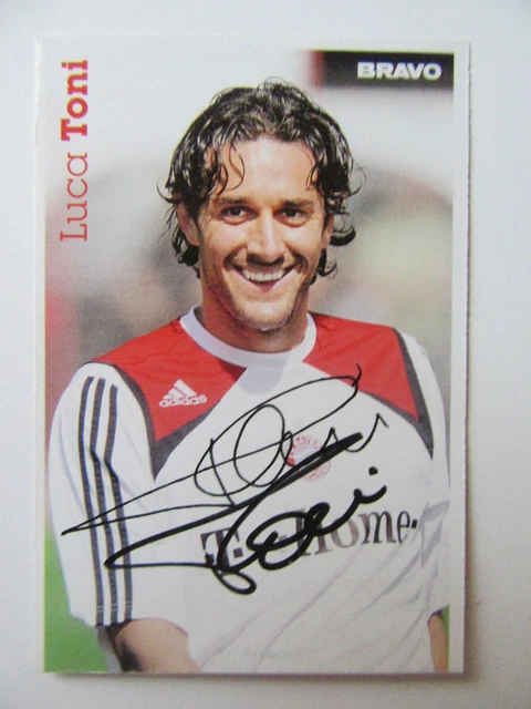 LUCA TONI - signiert - Bayern München BravoSport kleinere AK ...
