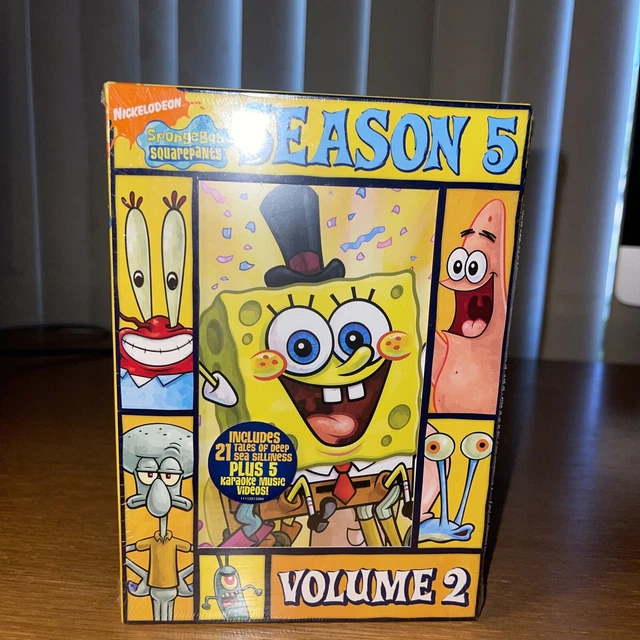 SPONGEBOB SQUAREPANTS - Season 4: Vol. 1 (DVD, 2006, 2-Disc Set) £9.61 ...