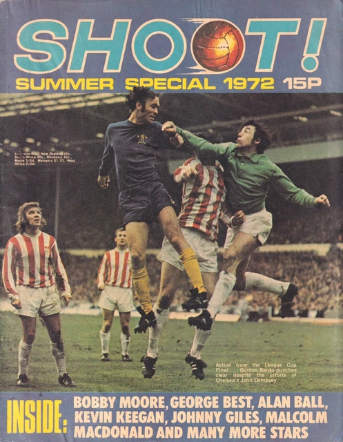 VINTAGE SHOOT! FOOTBALL Magazine RARE Summer Holiday Special 1972 £21. ...