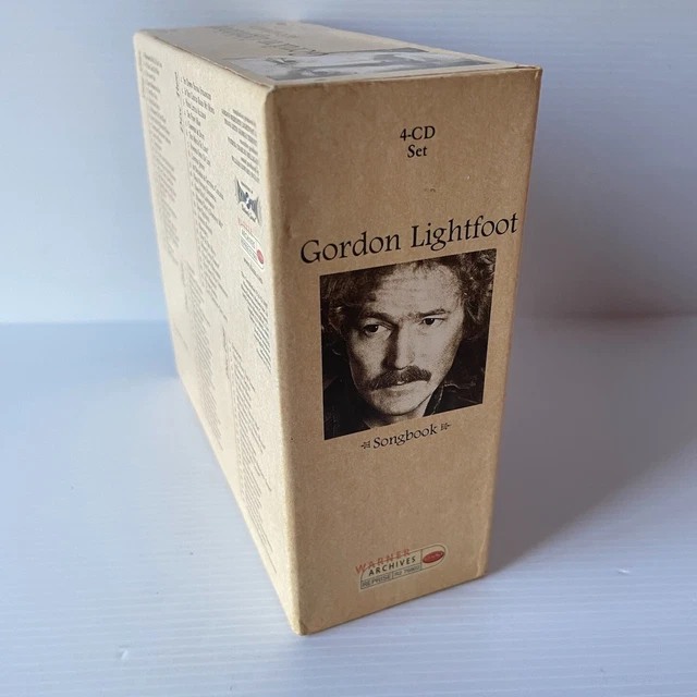 GORDON LIGHTFOOT SONGBOOK 4 CD Box Set 1999 Anthology Warner Archives ...