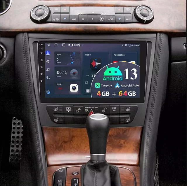 9” FOR MERCEDES Benz E-Class W211 W219 Carplay Stereo 4+64G Android 13 ...