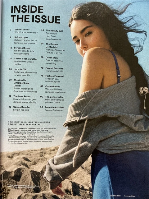 COSMOPOLITAN MAGAZINE SUMMER 2025 Doechii The Romance Issue Paged ...