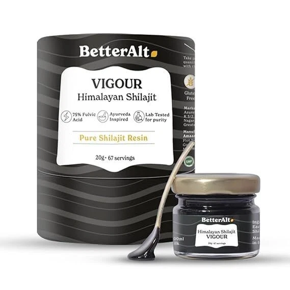 BETTER ALT SHILAJIT Harz 20g 100% Pure Himalaya Shilajit, 87 Trace ...