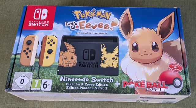NINTENDO SWITCH LET'S Go Eevee/Pikachu Limited Edition console (no Poke ...