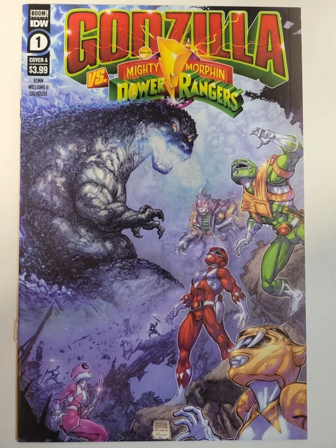 GODZILLA VS MIGHTY Morphin Power Rangers #1 2 3 4 5 Complete IDW 2022 ...