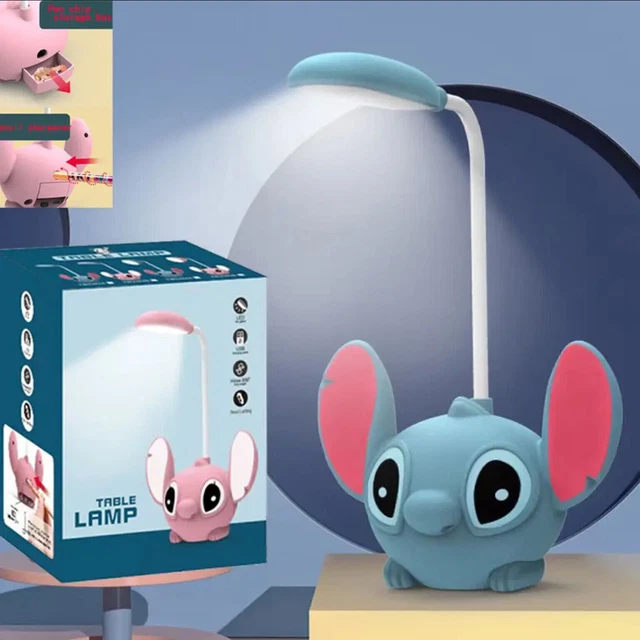 DISNEY STITCH KIDS LED Desk Lamp Children Lilo &Stitch Sharpener Light ...