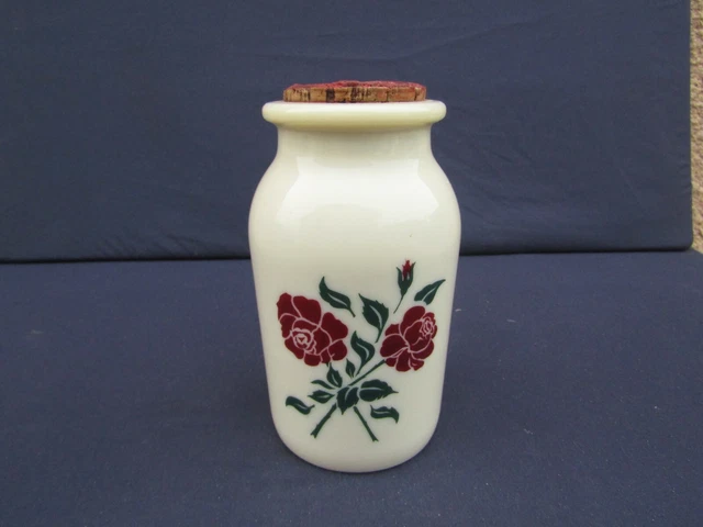ANCIEN POT A moutarde en opaline avec son bouchon, MOUTARDE BORNIER ...