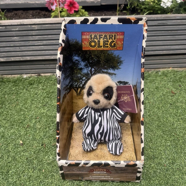 SAFARI OLEG COMPARE The Market Meerkat LIMITED EDITION With Tags £7.99 ...