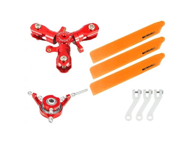 CNC TRIPLE ORANGE Plastique Lames Conversion Set (Rouge) - Goosky S1 ...