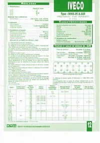 8065.05 A325 - Fiche Technique Iveco-Fiat EUR 2,00 - PicClick FR