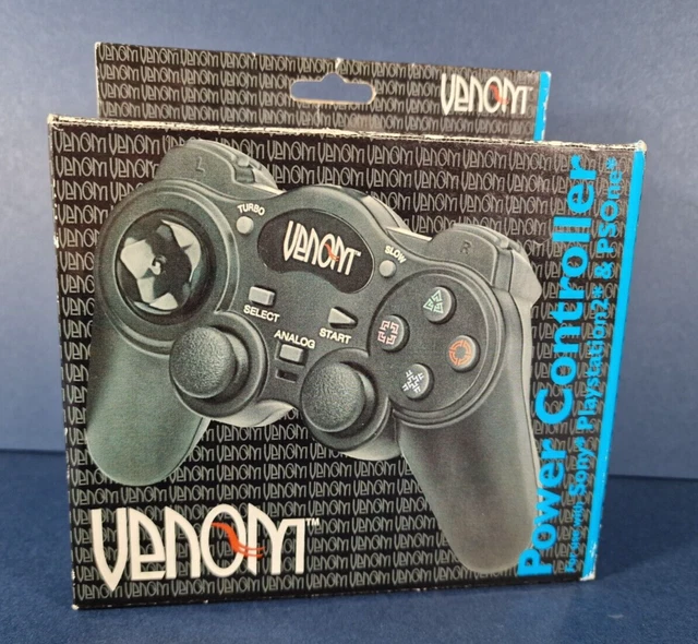 BLACK VENOM POWER Wired Controller - NEW& BOXED - Sony PS2 PS2 £7.95 ...