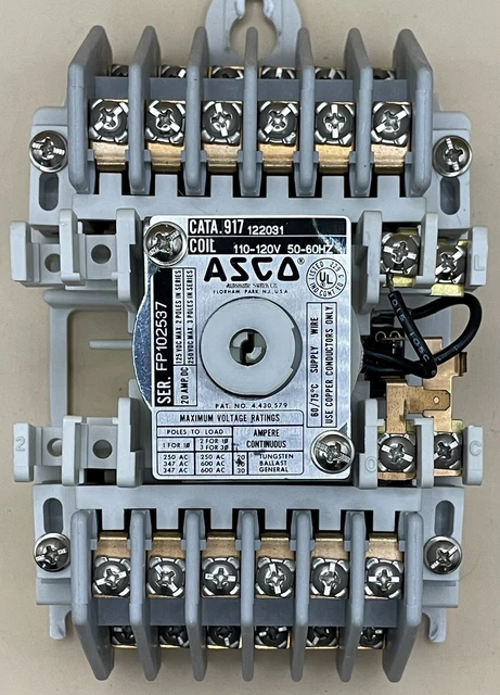 Asco 6 Pole Lighting Contactor | Shelly Lighting