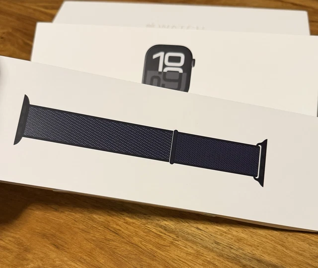 APPLEWATCH SERIES 10 (GPS), Jet Black Aluminium Case with Ink Sport ...