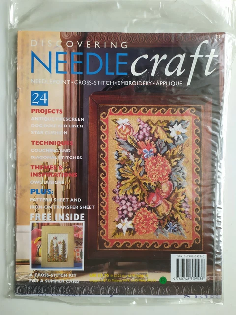DISCOVERING NEEDLECRAFT MAGAZINE Number 24 With Pattern &Transfer sheet ...