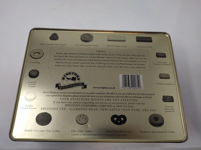 RINGTONS CHRISTMAS BISCUIT Tin Empty £12.00 - PicClick UK