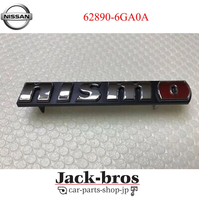 NISSAN GENUINE OEM Front Bumper Fascia NISMO Emblem Badge 62890-6GA0A £ ...