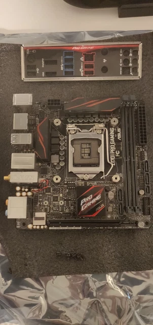 ASUS Z170I PRO Gaming Mini ITX Motherboard WIFI INCLUDED & I/O SHIELD ...