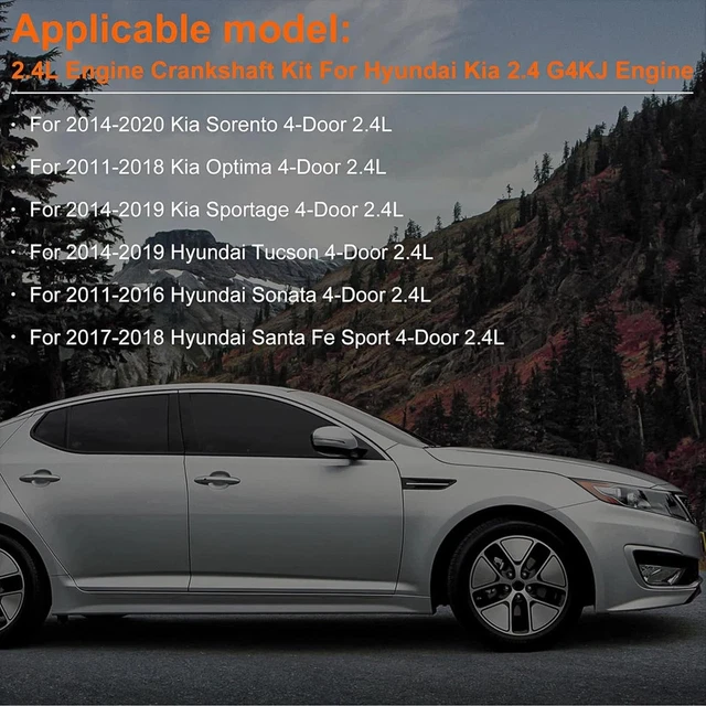 NEW MODEL G4KJ Long Block Engine Assembly For Hyundai Tucson Kia 2.4L ...